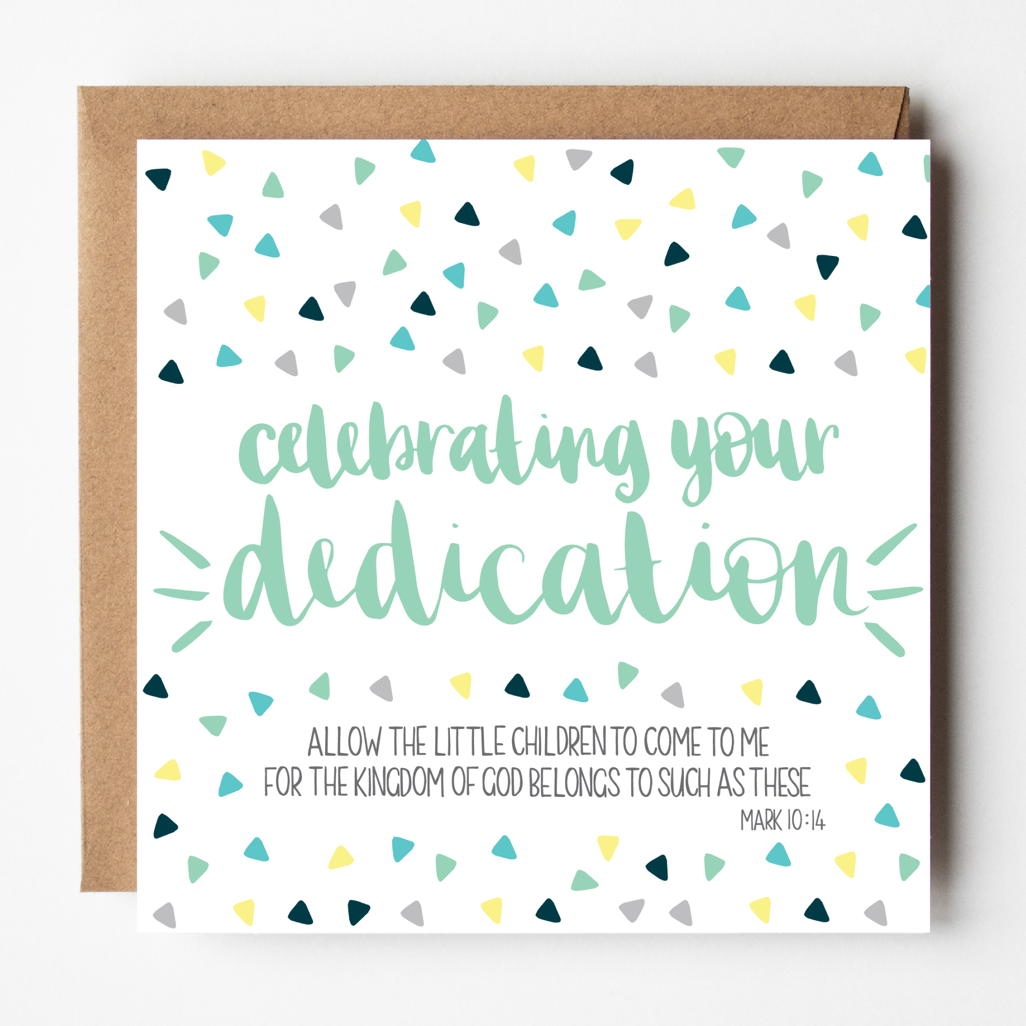 Dedication Greetings Card – Hope and Ginger