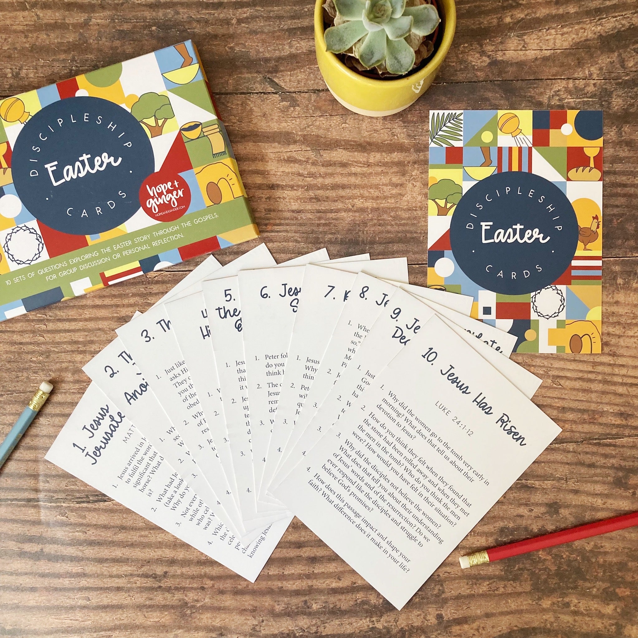 Easter Discipleship Cards – Hope and Ginger