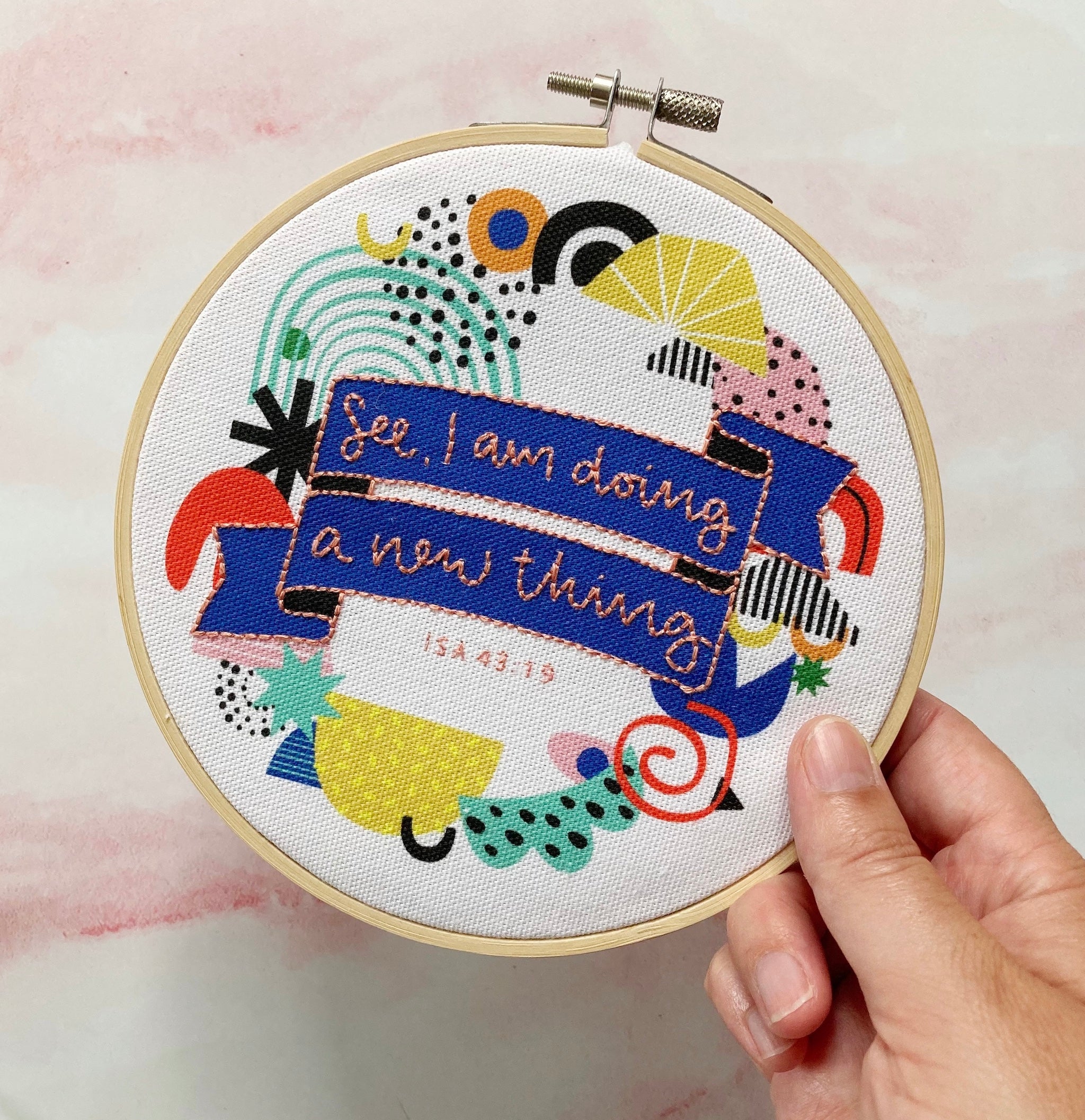 A New Thing Christian Embroidery Kit – Hope and Ginger