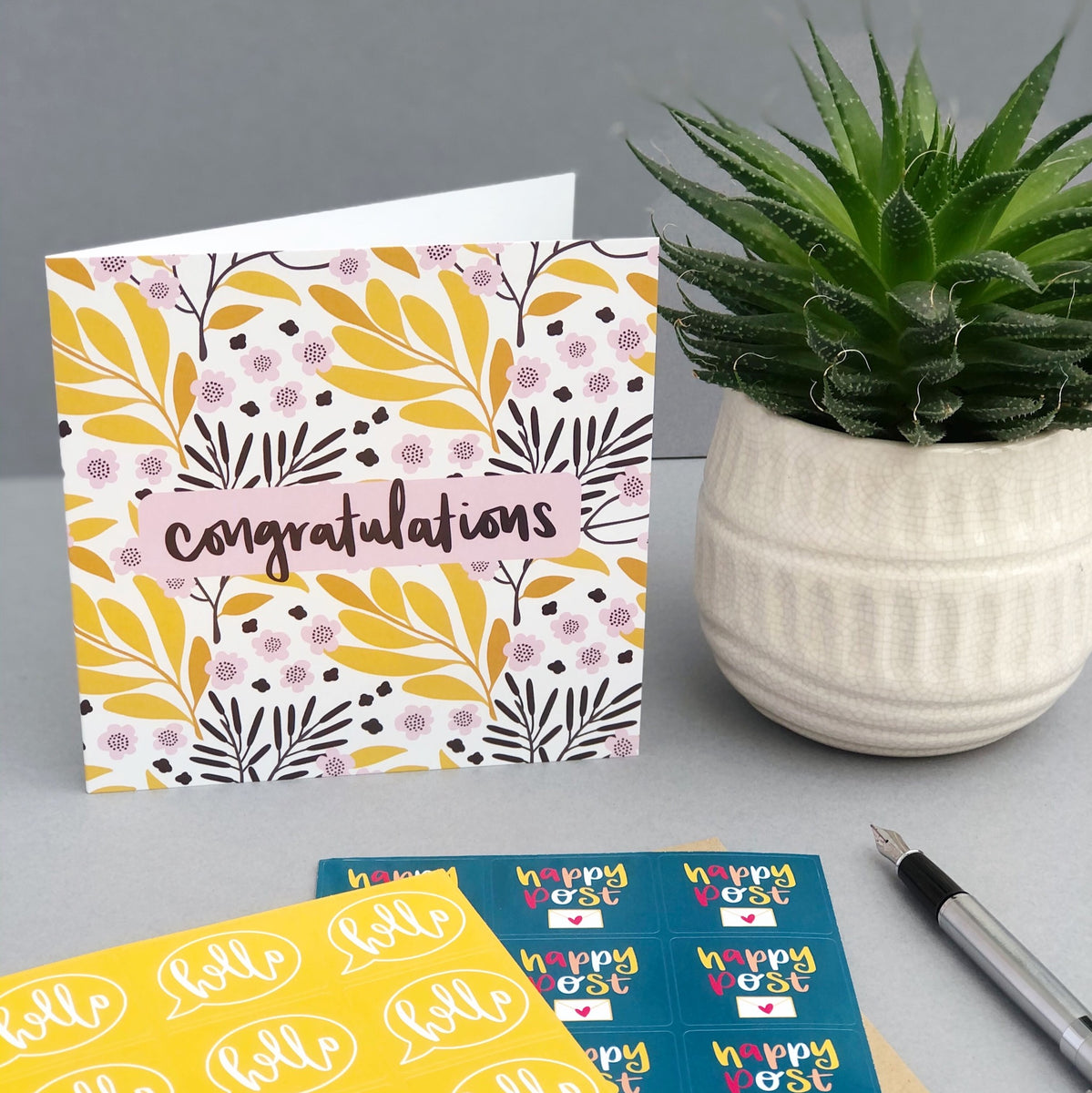 Congratulations Card – Hope and Ginger